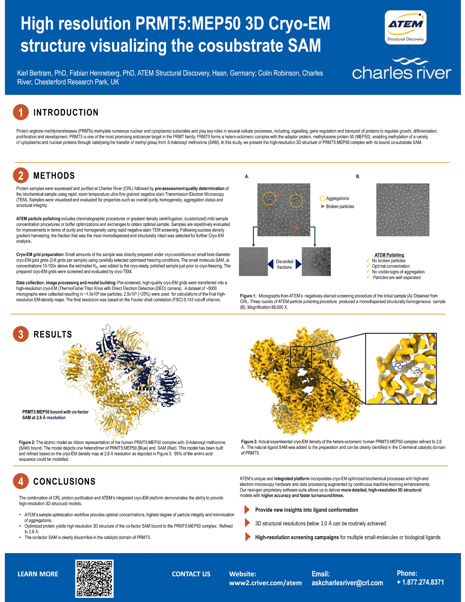 High resolution PRMT5:MEP50 3D Cryo-EM structure visualizing the ... High resolution PRMT5:MEP50 3D Cryo-EM structure visualizing the ...